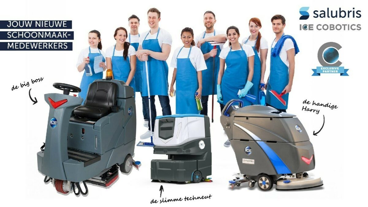 Salubris en ICE Cobotics starten exclusieve schoonmaak-samenwerking in België | Schoonmaakjournaal
